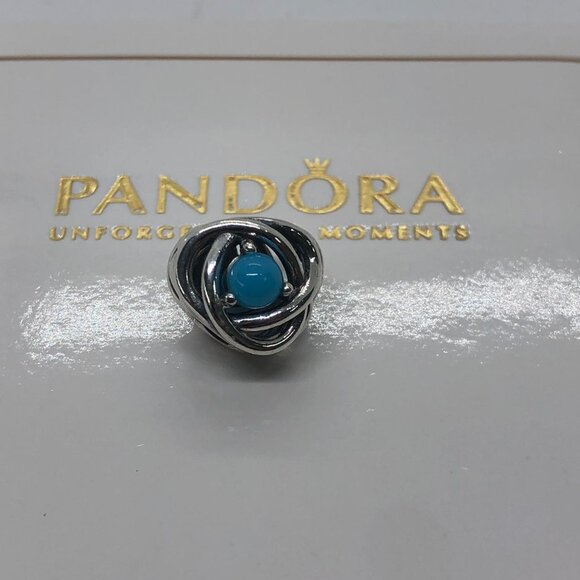Pandora | Jewelry | Pandora December Turquoise Blue Eternity Circle ...